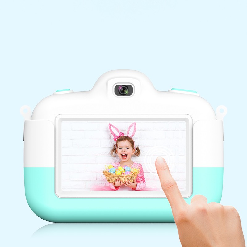 Camera foto pentru copii, 3-8 ani, ecran tactil, camera selfie, flash ...